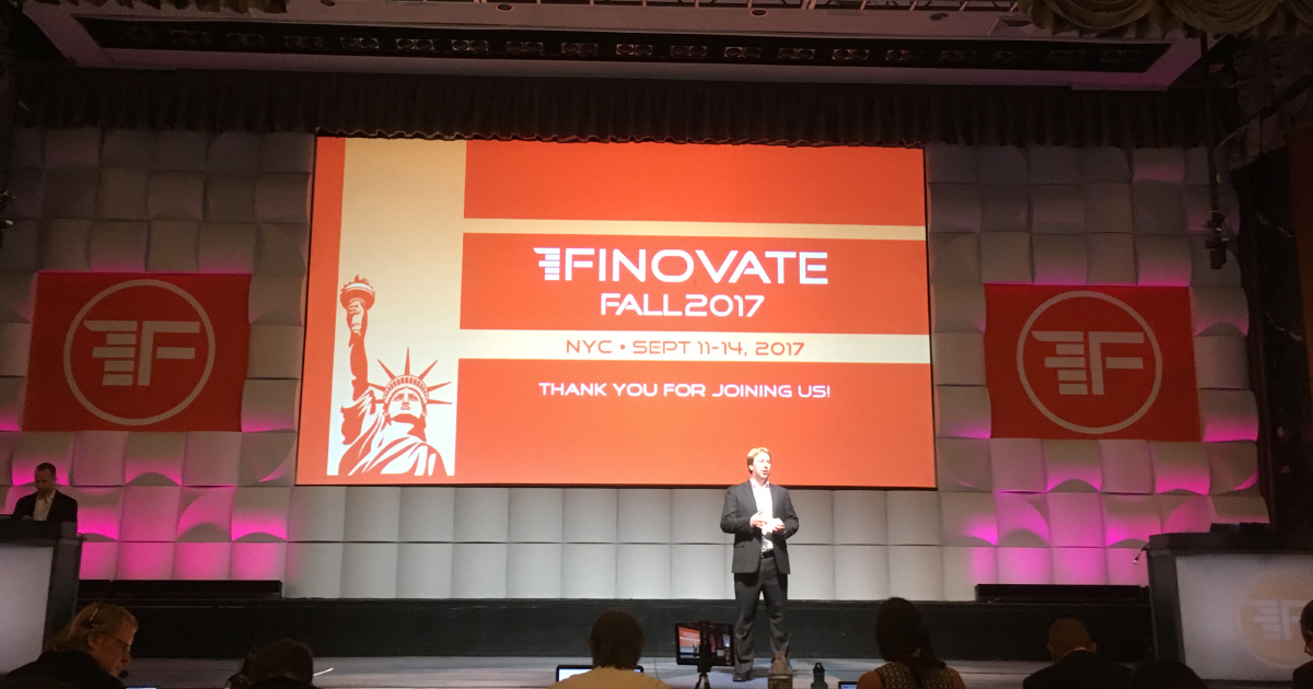 FinTechの最前線を体験する ～世界最大級のFinTechピッチイベント『FinovateFall 2017』速報～
